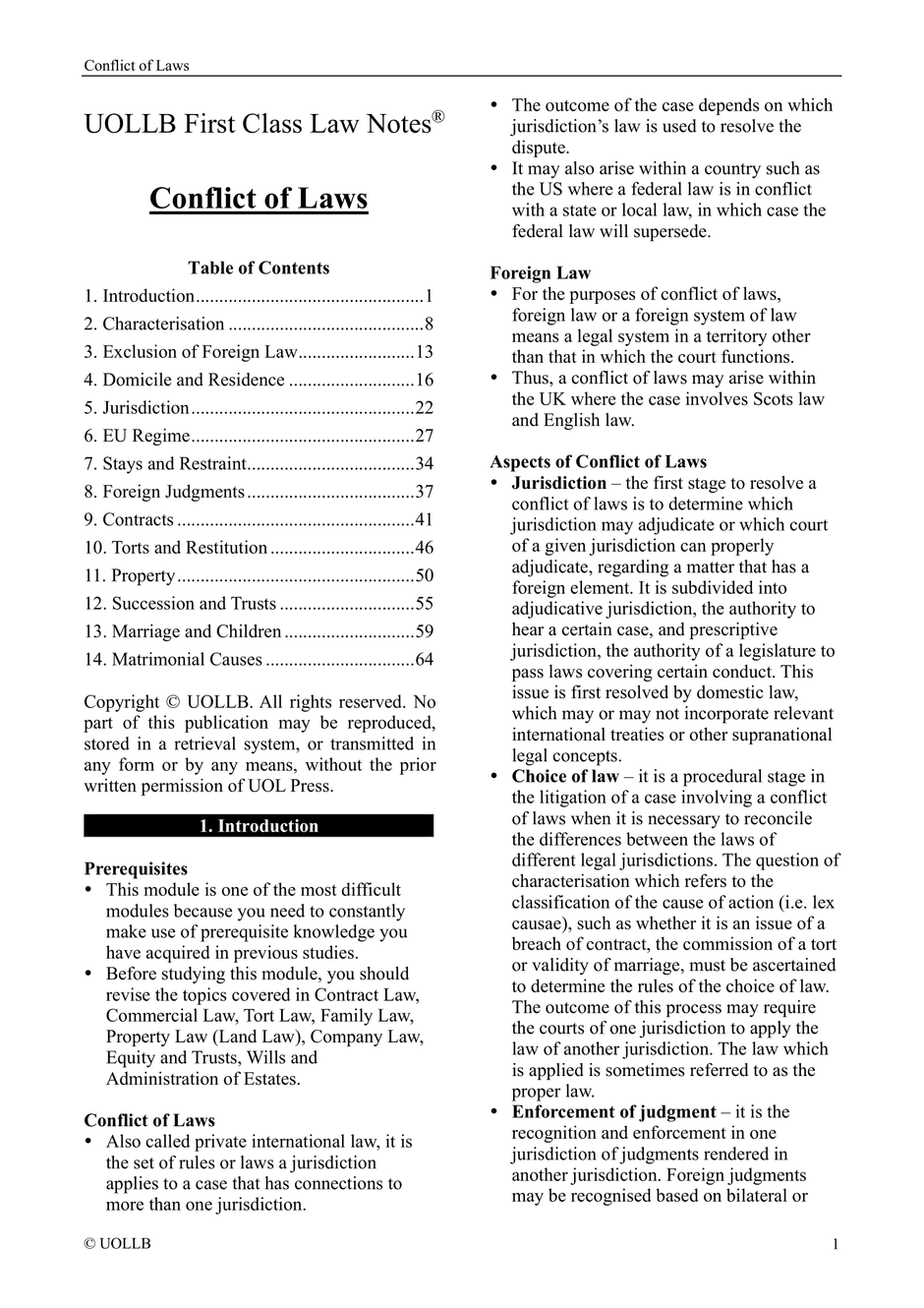 LLM Master of Laws – UOLLB®