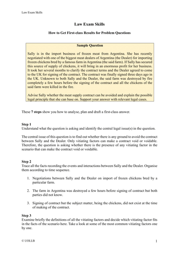 R v Allen [1985] – UOLLB First Class Law Notes®