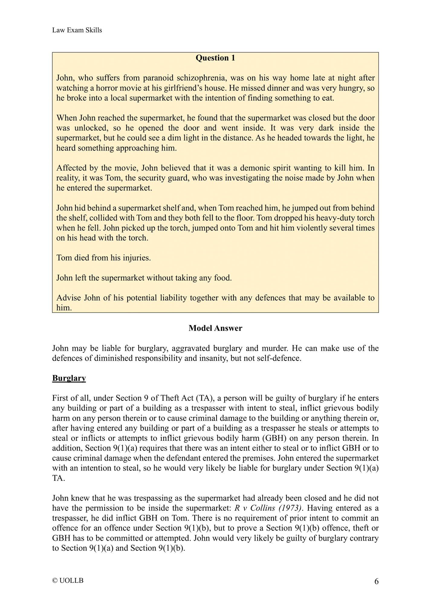 Law Exam Guide – UOLLB®