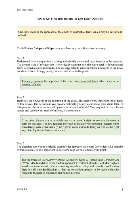 Law Exam Guide – UOLLB®