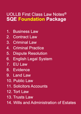 UOLLB First Class Law Notes®